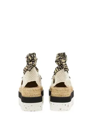 Stella McCartney Gaia Platform Espadrilles - Beige