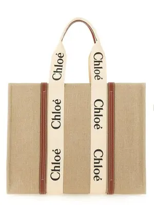 Chloé Woody Tote - Beige