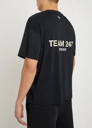 REPRESENT Team 247 Logo-print Jersey T-shirt