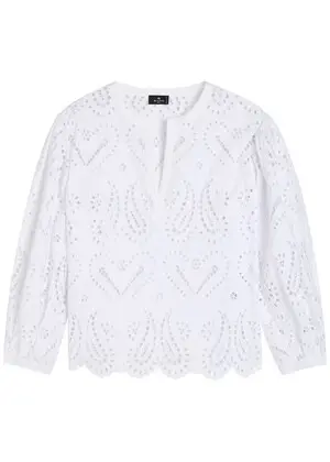 Etro Scalloped Tops