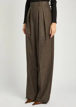 Saint Laurent Straight-leg Wool Trousers