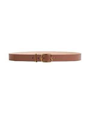 Bally Leather Belt With Brand Logo - Brown