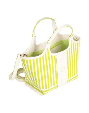 ROGER VIVIER Handbag In Textile Fibers And Leather - Green