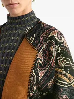 Etro Patterned Cloth Cape