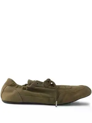 Prada Canvas Sneakers - Green