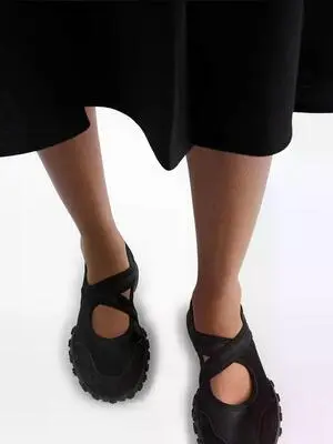 JIL SANDER Moon Cross-over Ballet Flats