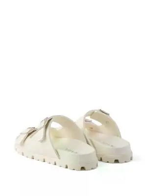 Prada Buckle Strap Sandals - Neutrals