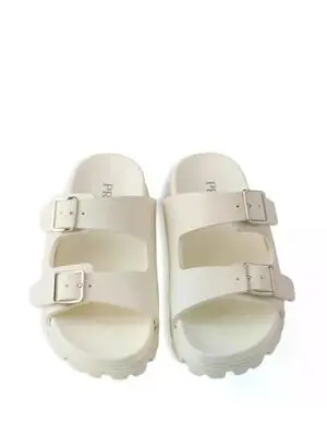 Prada Buckle Strap Sandals - Neutrals