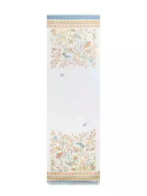 Etro Flora Scarf - White