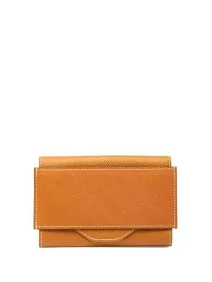 Hermès 2017 Epsom Passant Wallet Long Wallets - Brown