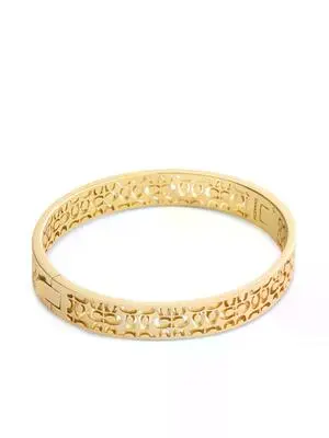 COACH® Patterned Hinged Bangle - Gold
