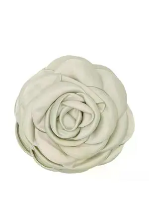 PICO COPENHAGEN Satin Rose Claw Clip - White