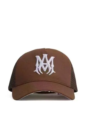 Amiri Embroidered Logo Visor Cap - Brown
