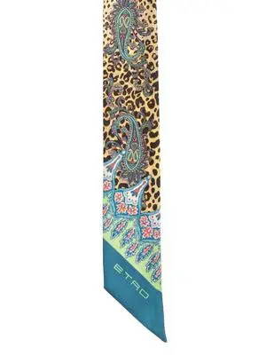 Etro Patterned Silk Scarf