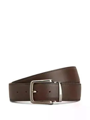 TOD'S Reversible Buckle Belt - Brown