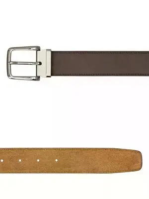 TOD'S Reversible Buckle Belt - Brown