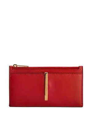 TOD'S Zip-fastening Card Holder - Red
