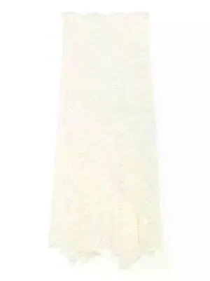 Rabanne Lace Maxi Skirt - Neutrals