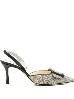 Manolo Blahnik Printed Shoes For Women