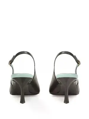 SERGIO ROSSI Logo Slingback Pumps
