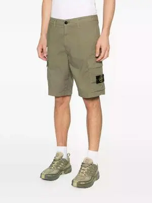 Stone Island Cargo Pockets Shorts - Green