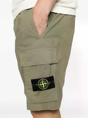 Stone Island Cargo Pockets Shorts - Green