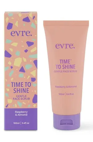 EVRE. Time To Shine Raspberry & Almond Face Scrub - No Color