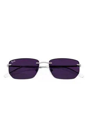 Ray-ban Rimless Rectangle Sunglasses - Silver