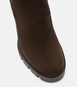 CHRISTIAN LOUBOUTIN Dianouchette 100 Suede Ankle Boots