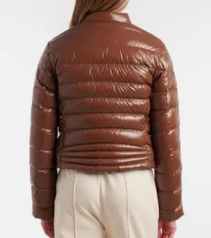 Moncler Papillon Down Jacket - Brown