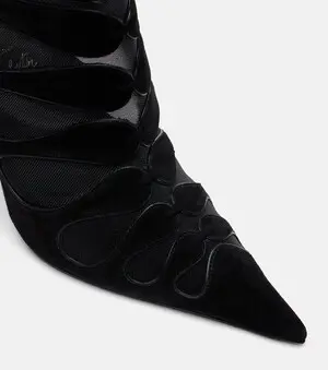 CHRISTIAN LOUBOUTIN Circus Max 100 Suede Ankle Boots