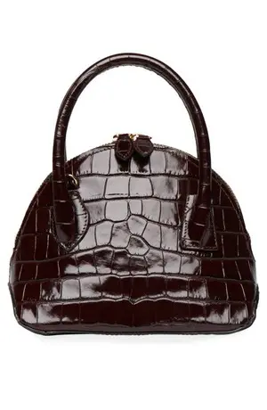 LIFFNER Mini Dome Bag - Dark Brown
