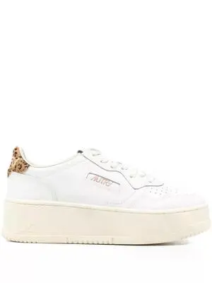 AUTRY Medalist Platform Leopard-panel Sneakers