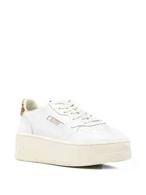 AUTRY Medalist Platform Leopard-panel Sneakers