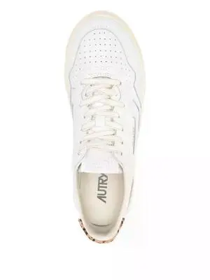 AUTRY Medalist Platform Leopard-panel Sneakers