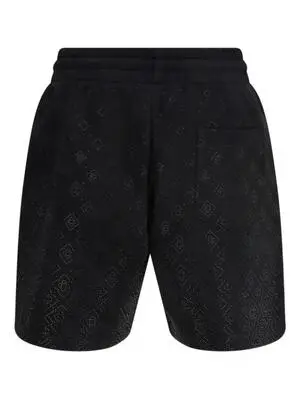 Casablanca Crystal Monogram Shorts