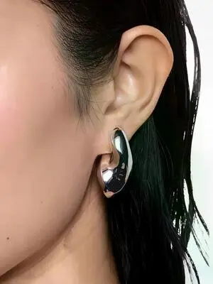 MARIA BLACK Palomino Saddle Earring - Silver