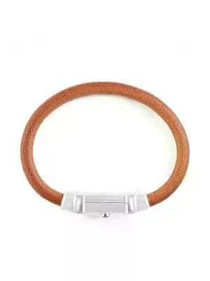 MARIE LICHTENBERG Diamond Lasso Leather Bracelet