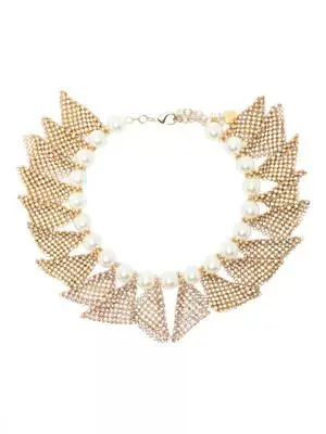 Rosantica Frizz Embellished Necklace - Gold