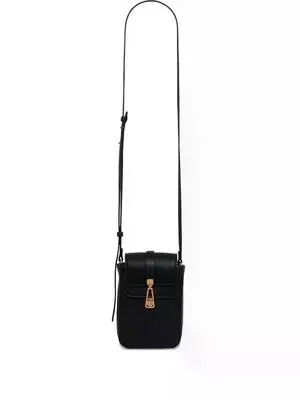 Gabriela Hearst Buckled Leather Phone Pouch - Black