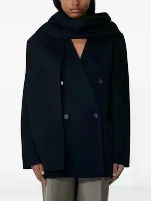 THE ROW Calitra Double-breasted Scarf Jacket