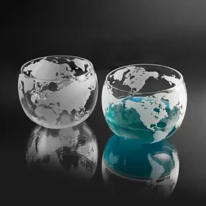 Final Touch Revolve Globe Glassset Of 2