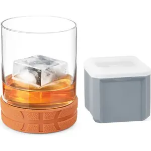 Final Touch All-star Basketball Tumbler With Ice Mould - Clear