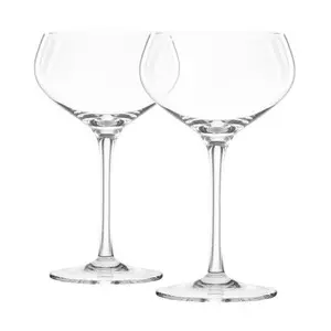 Final Touch Coupe Lead-free Crystal Glassesset Of 2