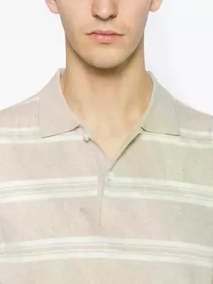 Arch4 Swansea Long-sleeve Polo Shirt - Neutrals