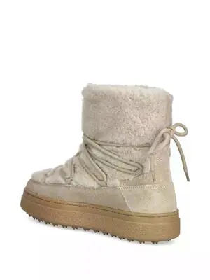 Gant Lace-up Shearling Boots - Neutrals
