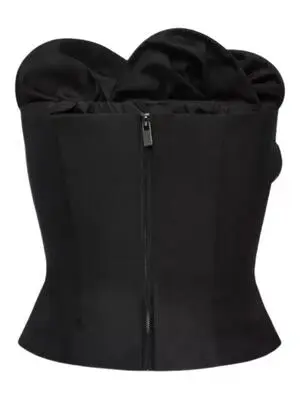 Magda Butrym Ruffled Corset Top
