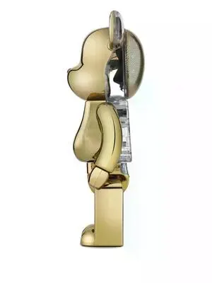 BE@RBRICK Audio Chrome Edition Metallic Ear Speaker
