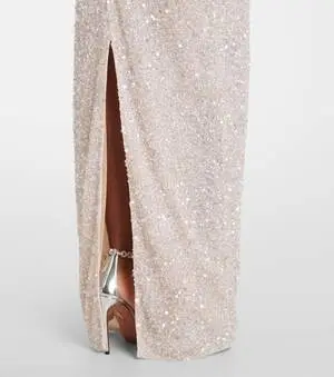 Rachel Gilbert Embellished Bustier Gown