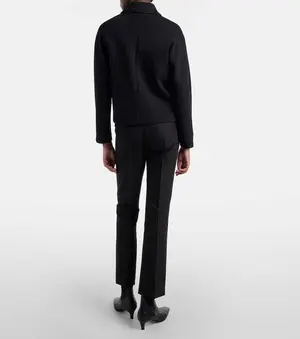 Max Mara Fatina Cropped Straight Pants - Black
